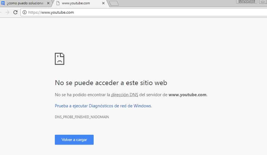 No se puede acceder a este sitio web (Solución) No se puede acceder a este sitio web (Solución)